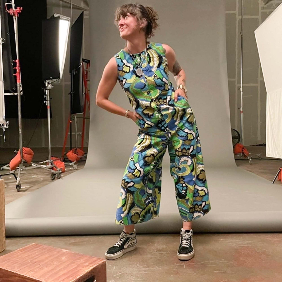 psychedelic jumpsuit